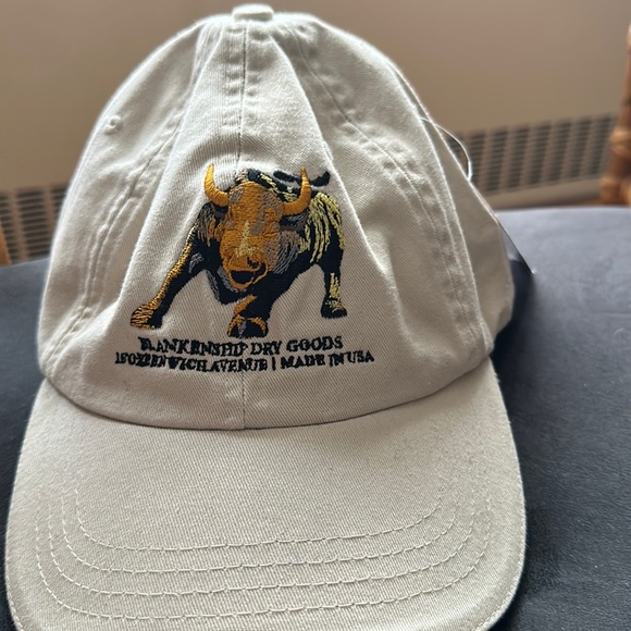 Accessories | New Embroidered Tan Bull Cap | Poshmark